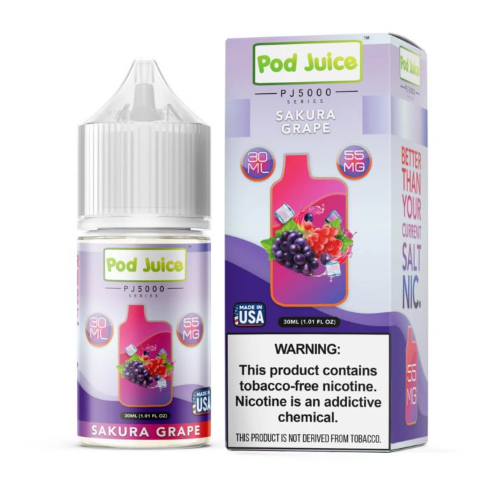 Sakura Grape Salt 30 ml – Pod Juice - Nube Densa Vapes Quito, Ecuador